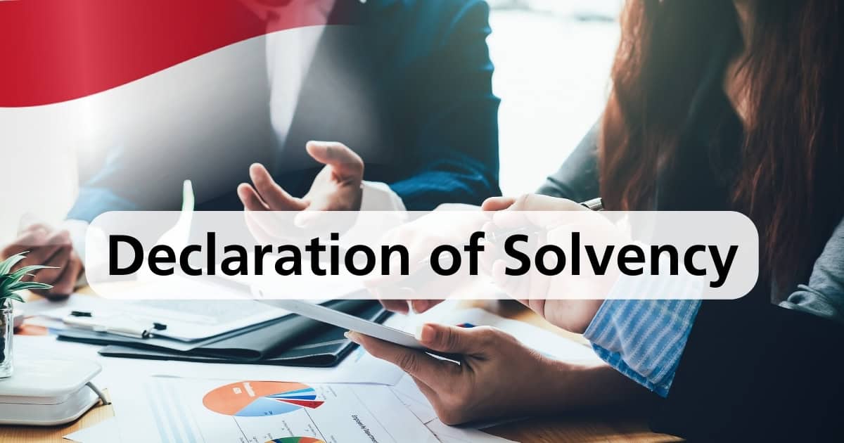 Declaration of Solvency - Business Compendium